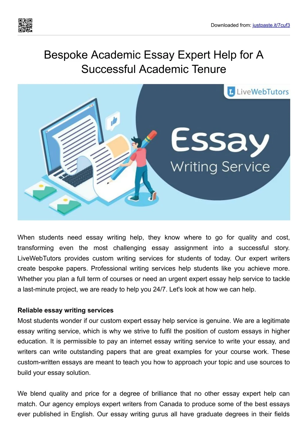 PPT - Bespoke Academic Essay Expert Help for A Successful Academic ...
