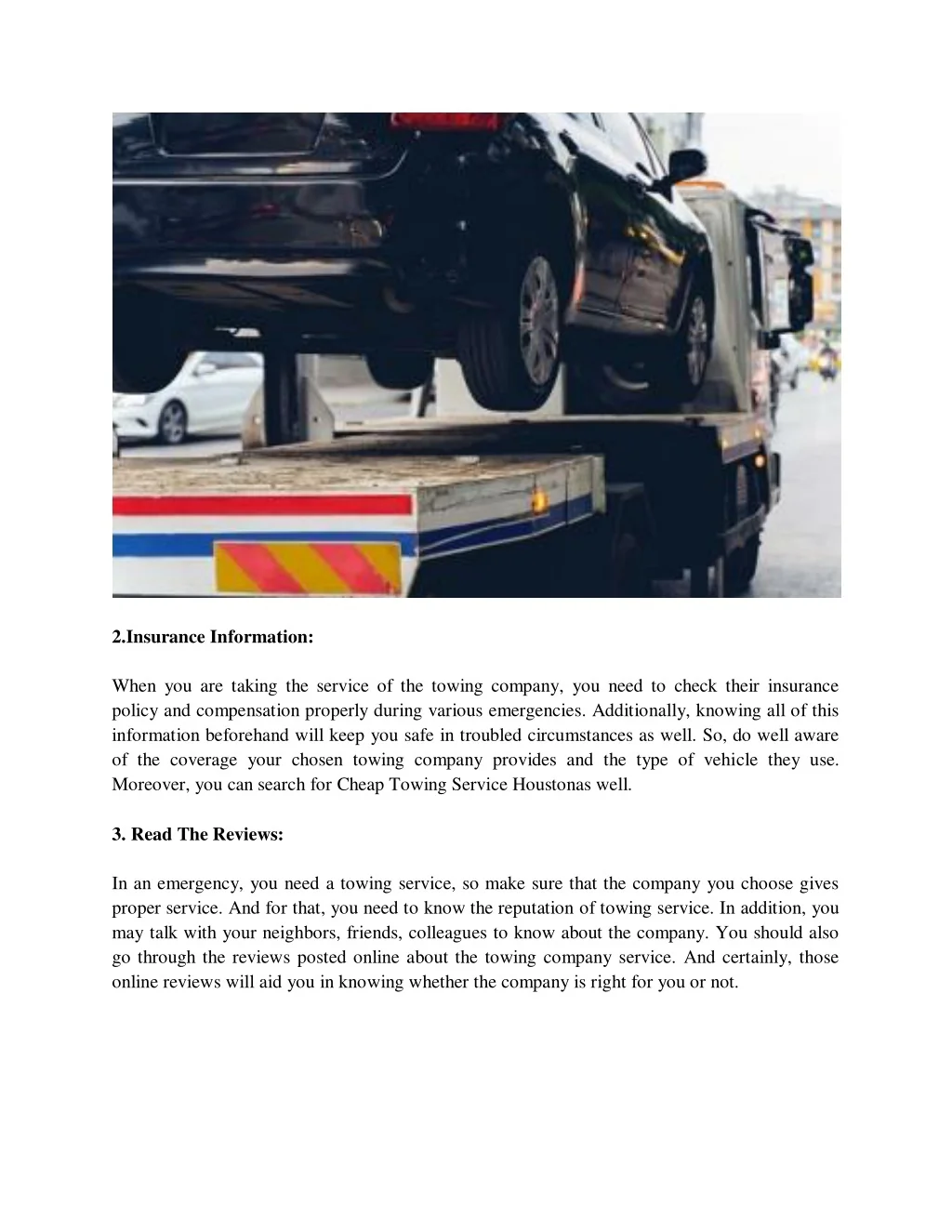 PPT - Top Reasons To Consider While Choosing Towing Services PowerPoint ...