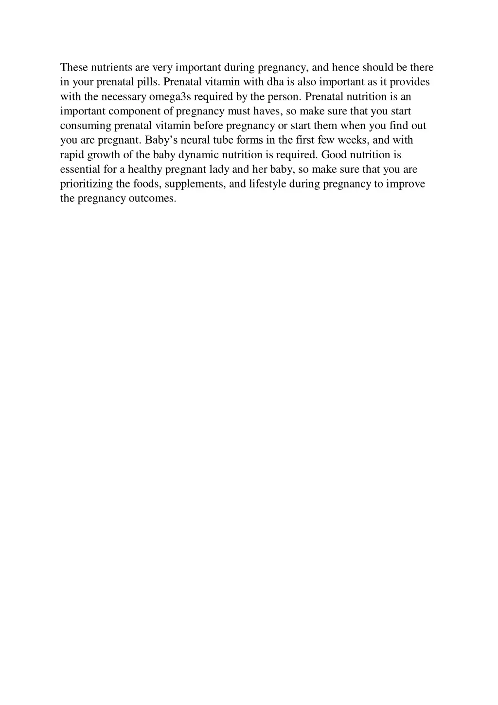 PPT - Why are Prenatal Vitamins Essential During Pregnancy PowerPoint ...