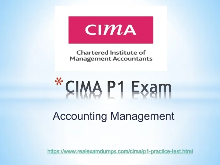 PPT - Valid CIMA P1 Exam Dumps with Flat 20% Off PowerPoint ...