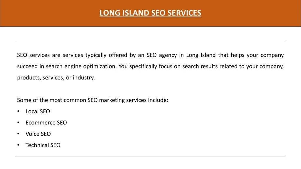 PPT - Reasons to Hire a Professional SEO Services PowerPoint ...