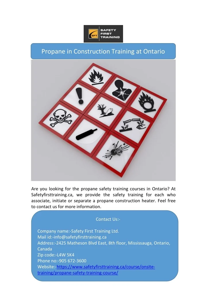 PPT - Propane in Construction Training at Ontario PowerPoint ...
