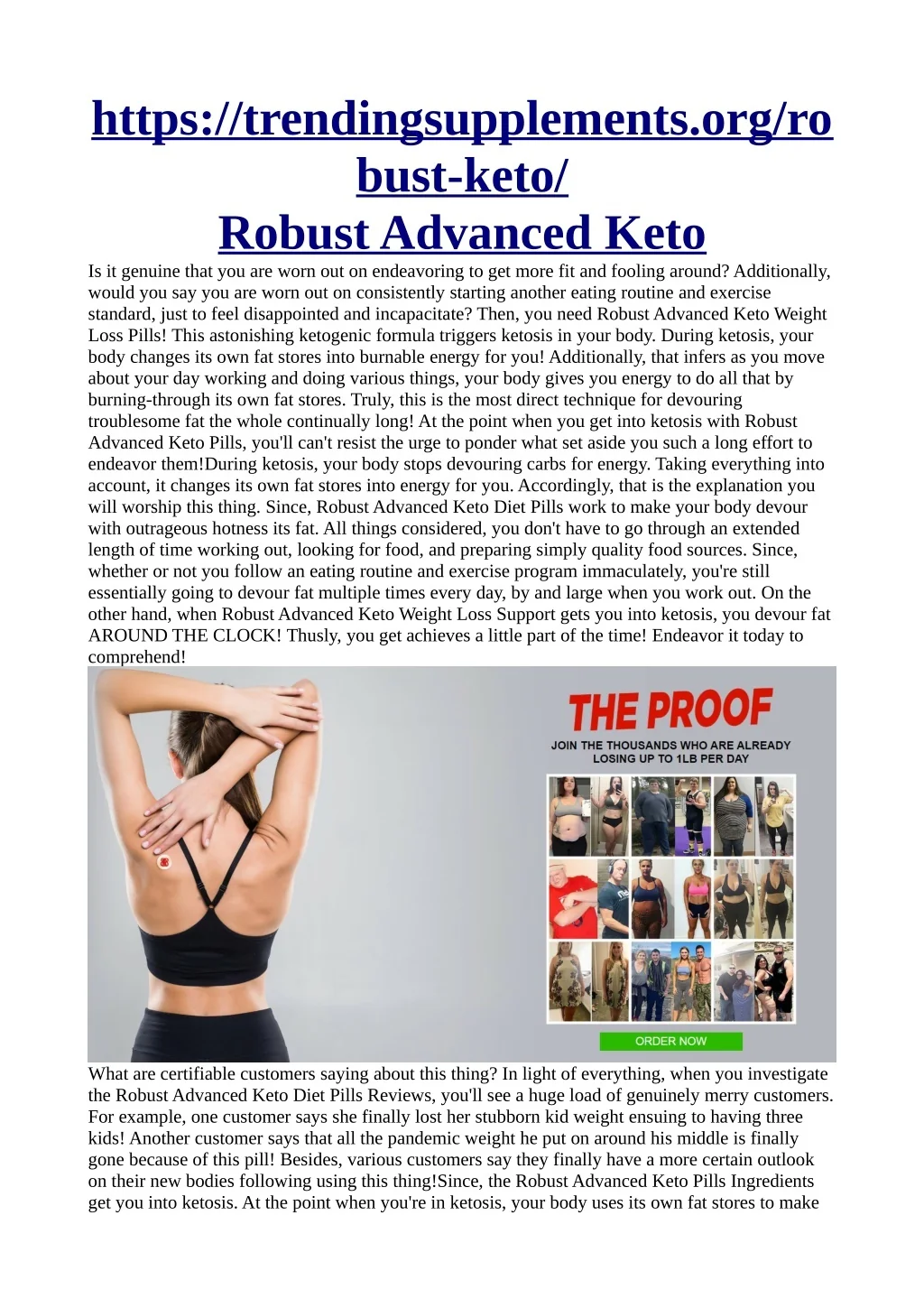 PPT - https://trendingsupplements.org/robust-keto/ PowerPoint ...