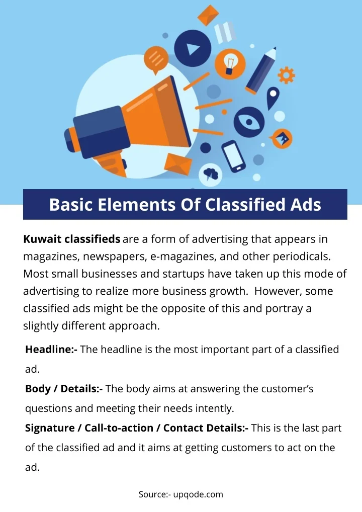 PPT - Basic Elements Of Classified Ads PowerPoint Presentation, free ...