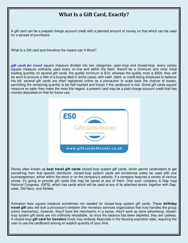 PPT - What Is a Gift Card, Exactly PowerPoint Presentation, free ...