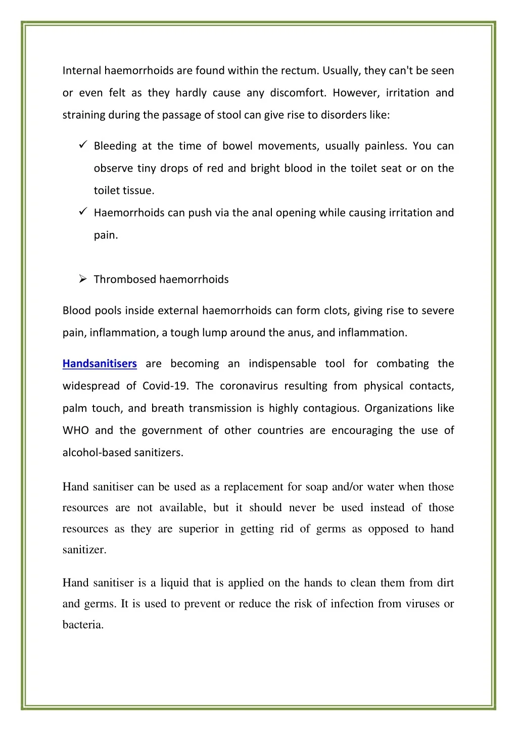 PPT - What Are The Symptoms Of Haemorrhoids PowerPoint Presentation ...