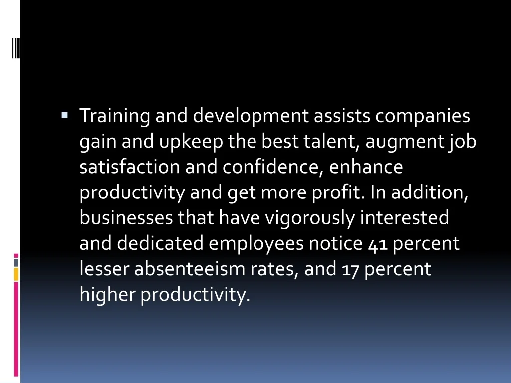 PPT - 5 Major Benefits of Employee Training and Development PowerPoint ...