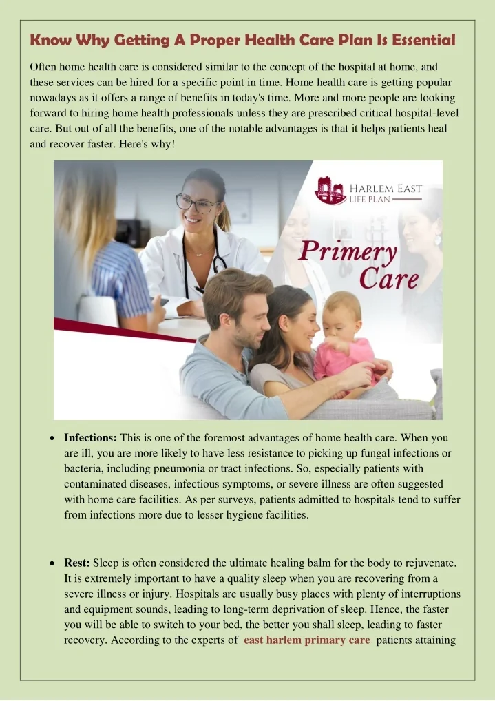 PPT - Know Why Getting A Proper Health Care Plan Is Essential ...