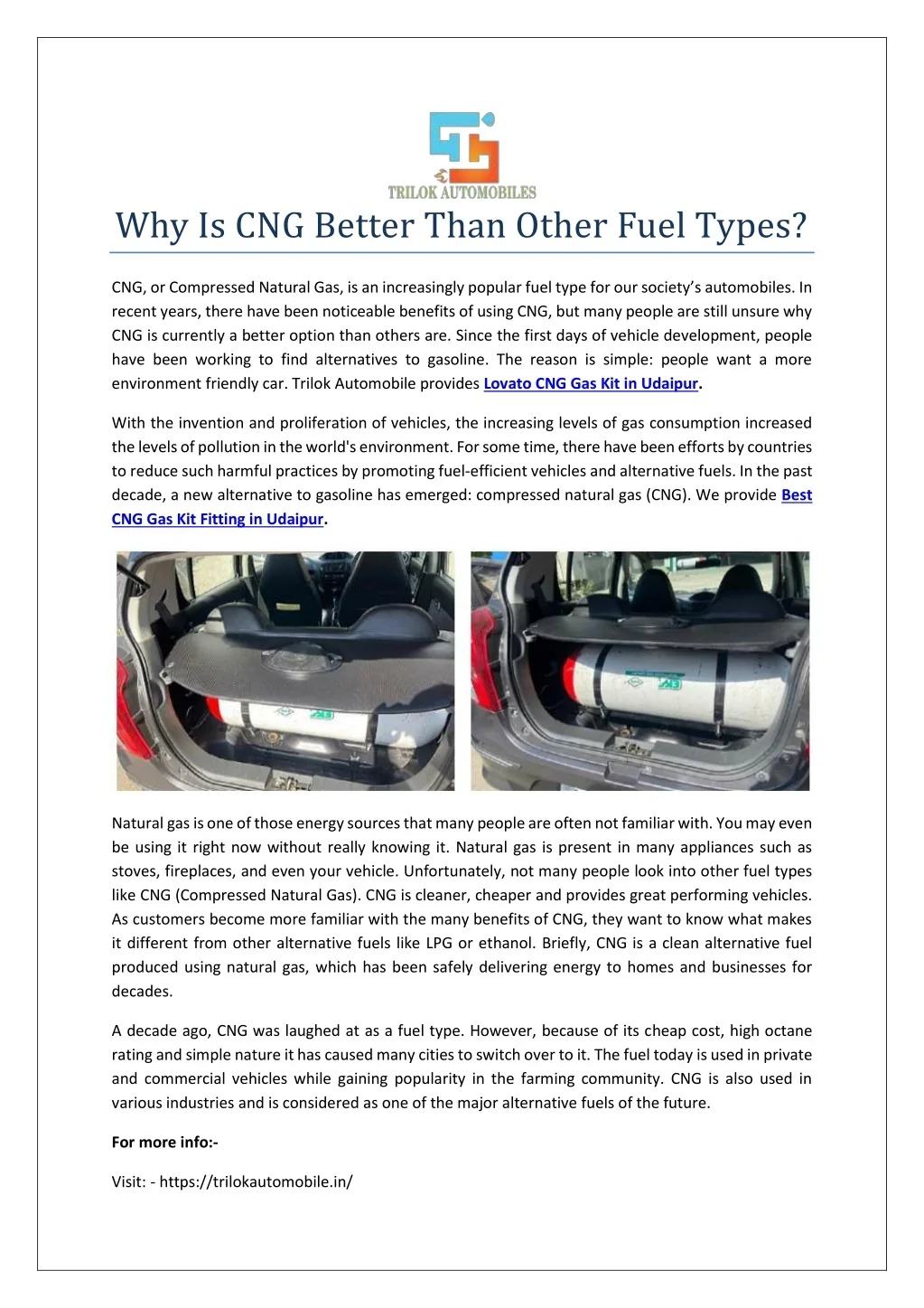 PPT - Why Is CNG Better Than Other Fuel Types PowerPoint Presentation ...