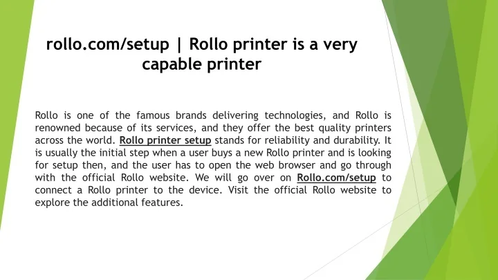 PPT - Rollo.com/setup PowerPoint Presentation, free download - ID:11037913