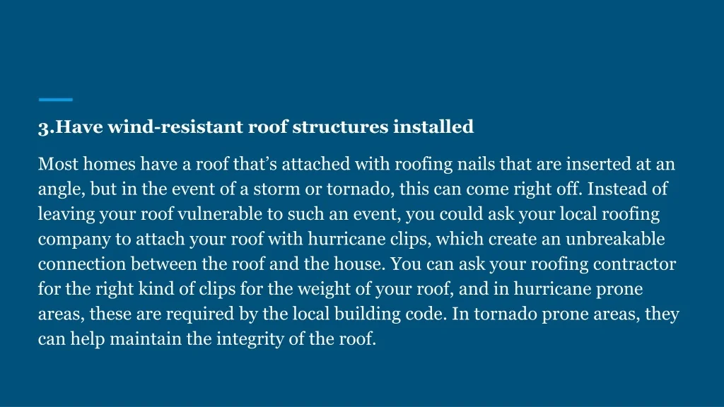 PPT - HOW TO TORNADO PROOF YOUR ENTIRE HOME, INCLUDING THE ROOF ...