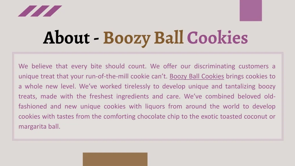 PPT - Explore Bourbon Balls Online - Boozy Ball Cookies PowerPoint ...