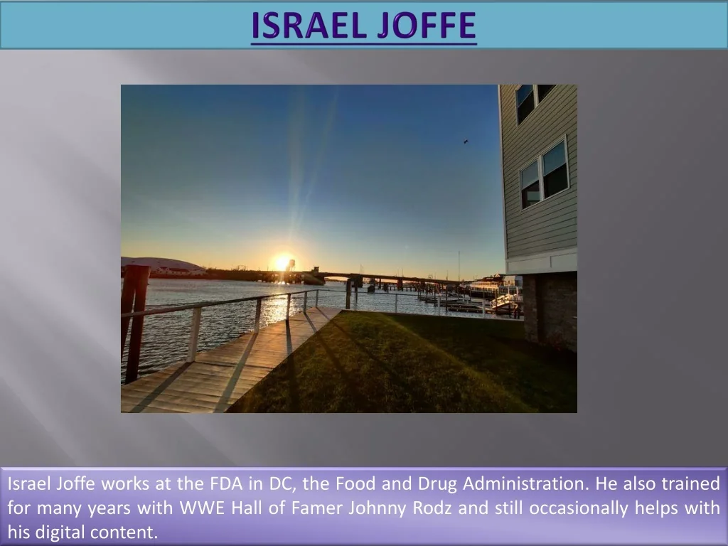 PPT - Israel Joffe PowerPoint Presentation, free download - ID:11042278