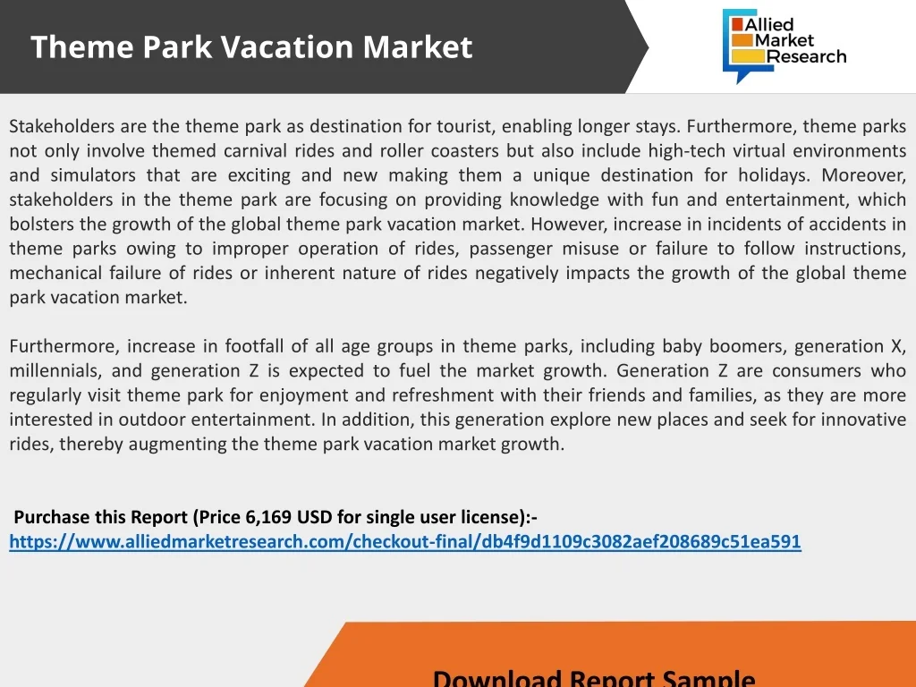 PPT - Global Theme Park Vacation Market Expected to Reach $74.7 Billion ...