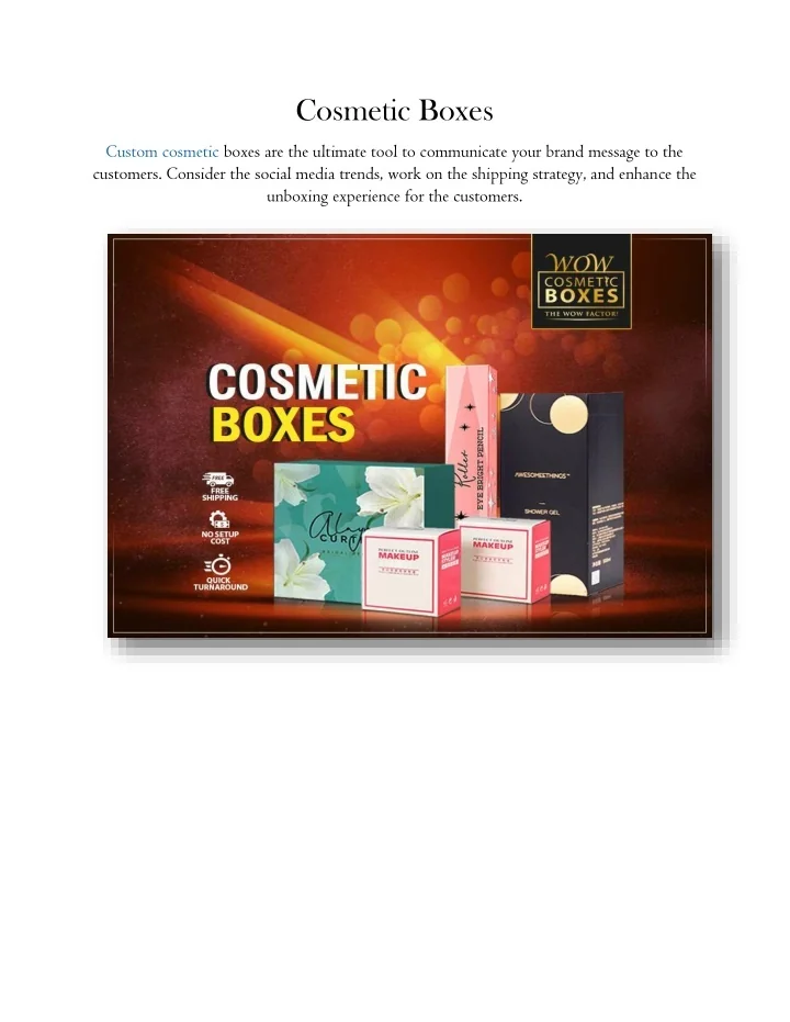 PPT - Cosmetic Boxes PowerPoint Presentation, free download - ID:11042952