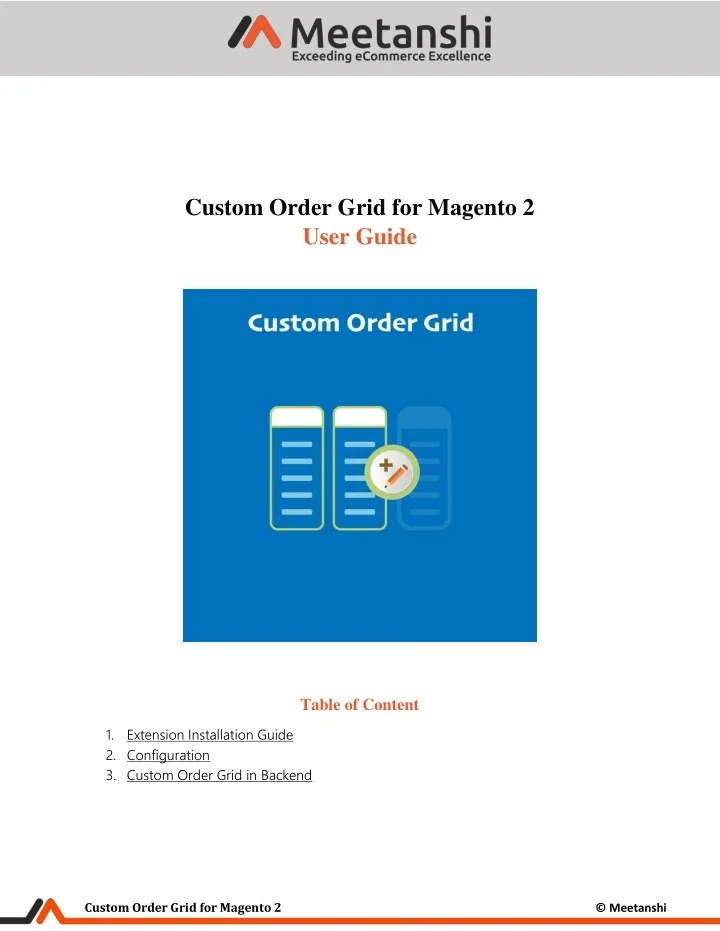 PPT - Magento 2 Custom Order Grid PowerPoint Presentation, free download - ID:11044681