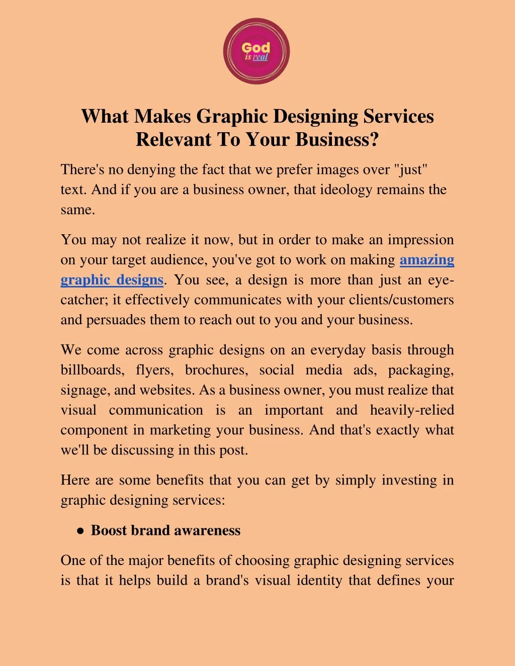 PPT - What Makes Graphic Designing Services Relevant To Your Business ...
