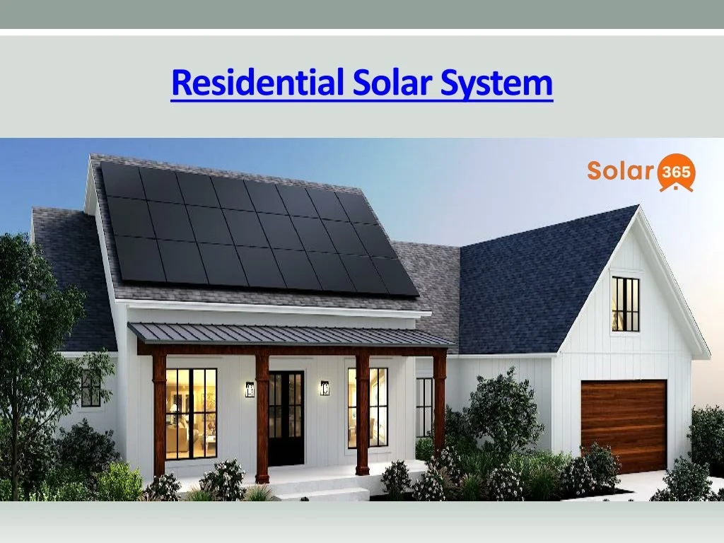 PPT - Residential 6.6 kw solar system installation - Solar 365 ...