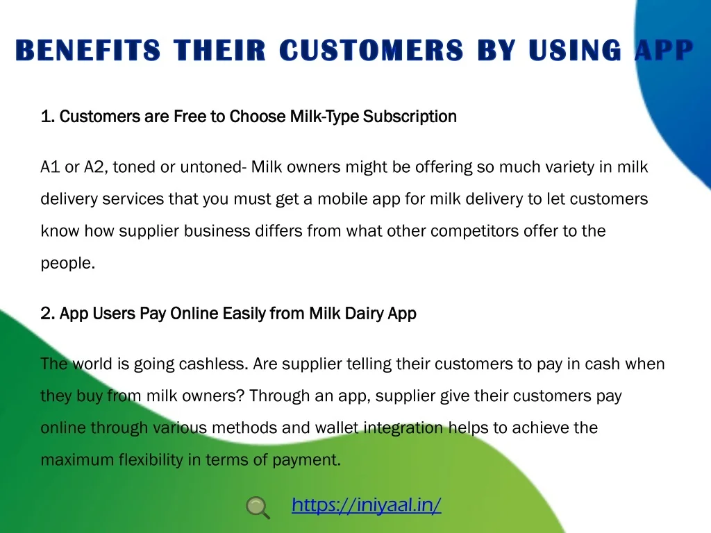 PPT - Farm Fresh Milk Delivery through Online App_Iniyaal PowerPoint ...