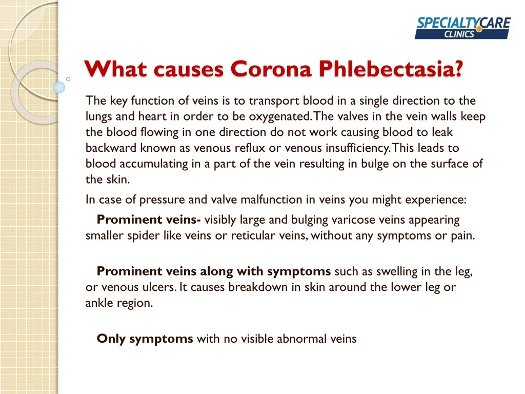 PPT - Varicose Veins - Causes, Symptoms and Treatment PowerPoint ...