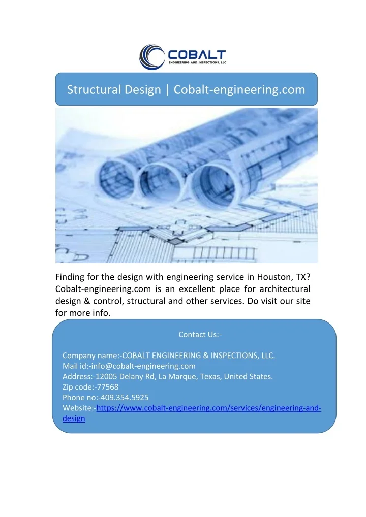 PPT - Structural Design | Cobalt-engineering.com PowerPoint ...