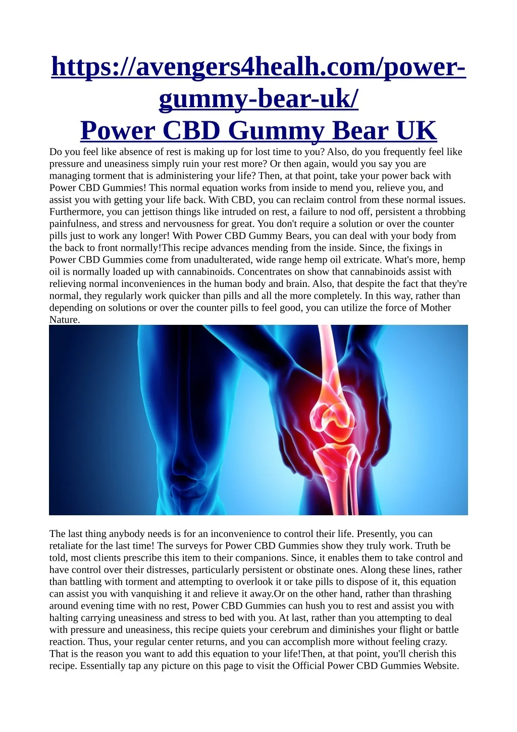 PPT - https://avengers4healh.com/power-gummy-bear-uk/ PowerPoint ...