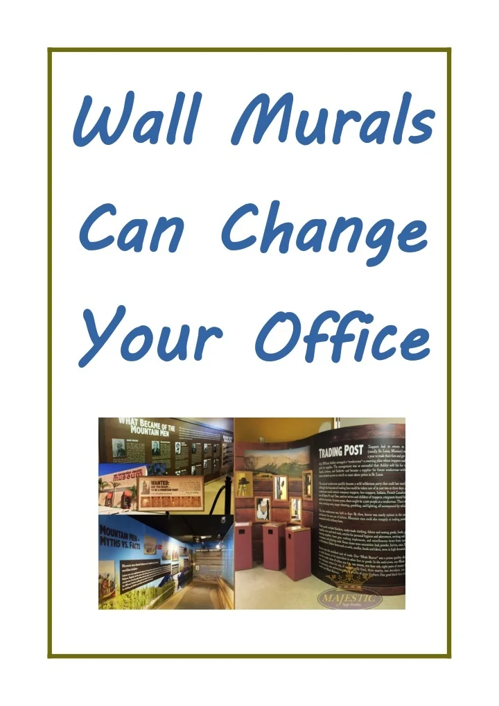 PPT - Wall Murals Can Change Your Office PowerPoint Presentation, free ...