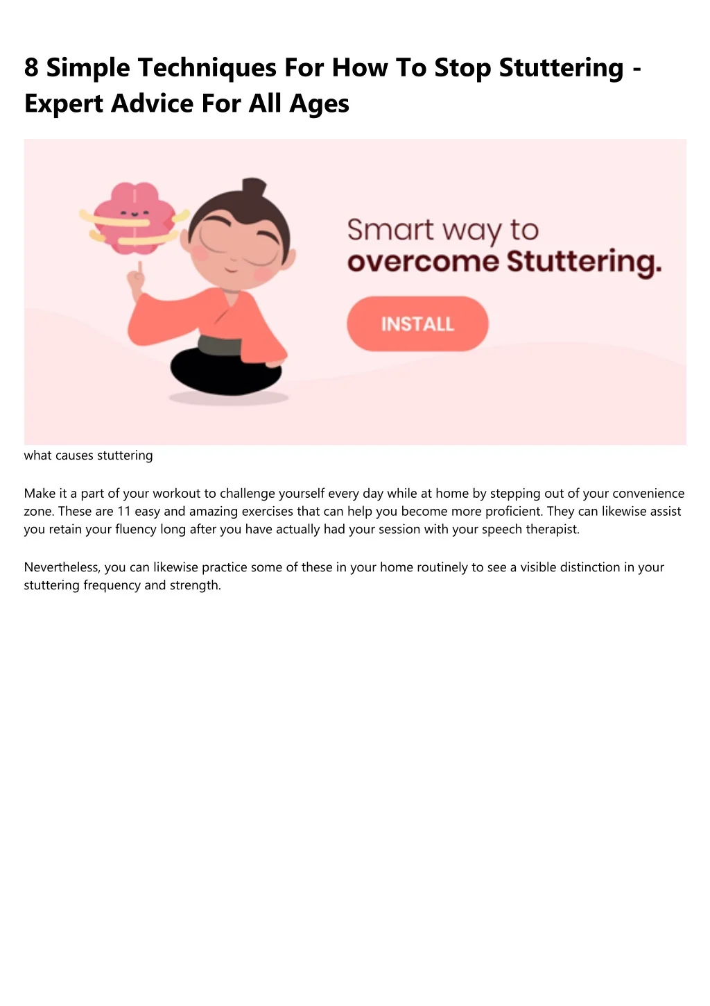 PPT - 8 Go-To Resources About Stuttering Coach PowerPoint Presentation ...