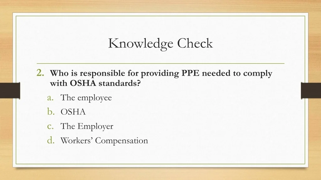 PPT - Presentation on PPEs PowerPoint Presentation, free download - ID ...