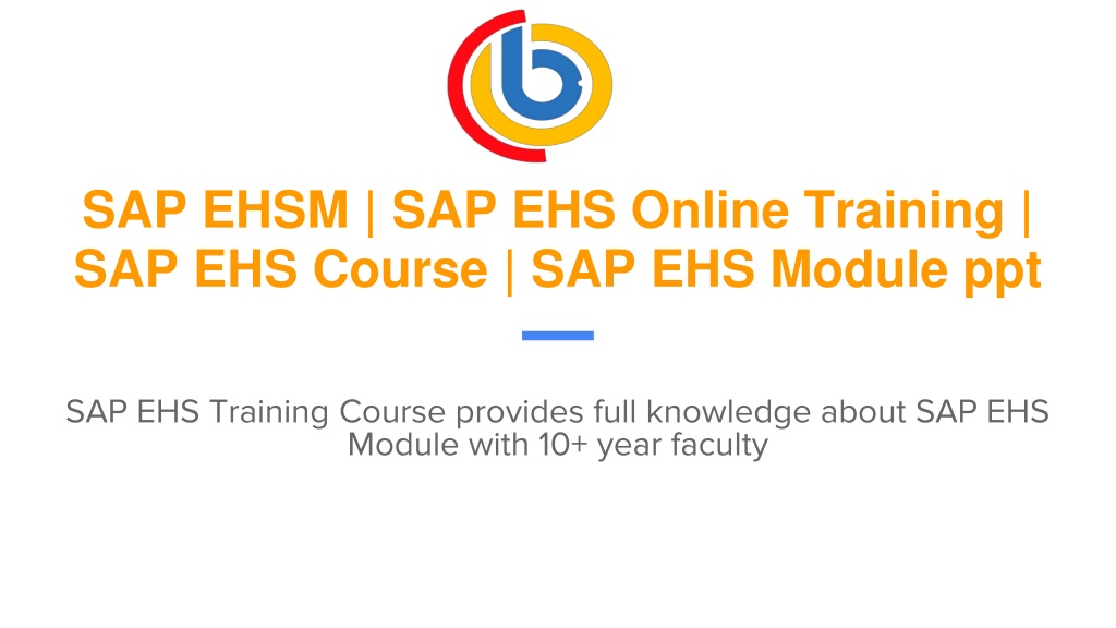 PPT - _SAP EHS ppt | SAP Environment health and Safety Training | SAP ... PPT - _SAP EHS ppt | SAP Environment health and Safety Training | SAP ...
