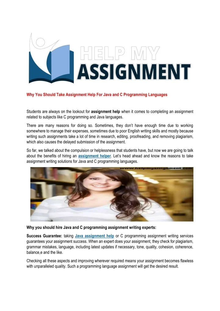 PPT - Why You Should Take Assignment Help For Java and C Programming Languages PowerPoint ...