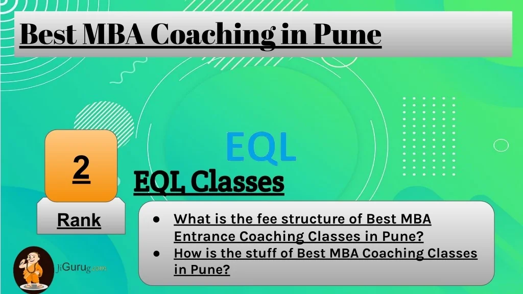 PPT - Top MBA Coaching in Pune PowerPoint Presentation, free download - ID:11058424