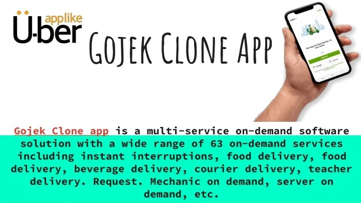 PPT - gojek clone app development PowerPoint Presentation, free download - ID:11058836