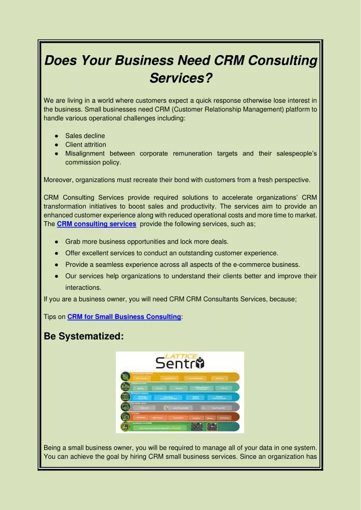 PPT - Does Your Business Need CRM Consulting Services PowerPoint ... PPT - Does Your Business Need CRM Consulting Services PowerPoint ...