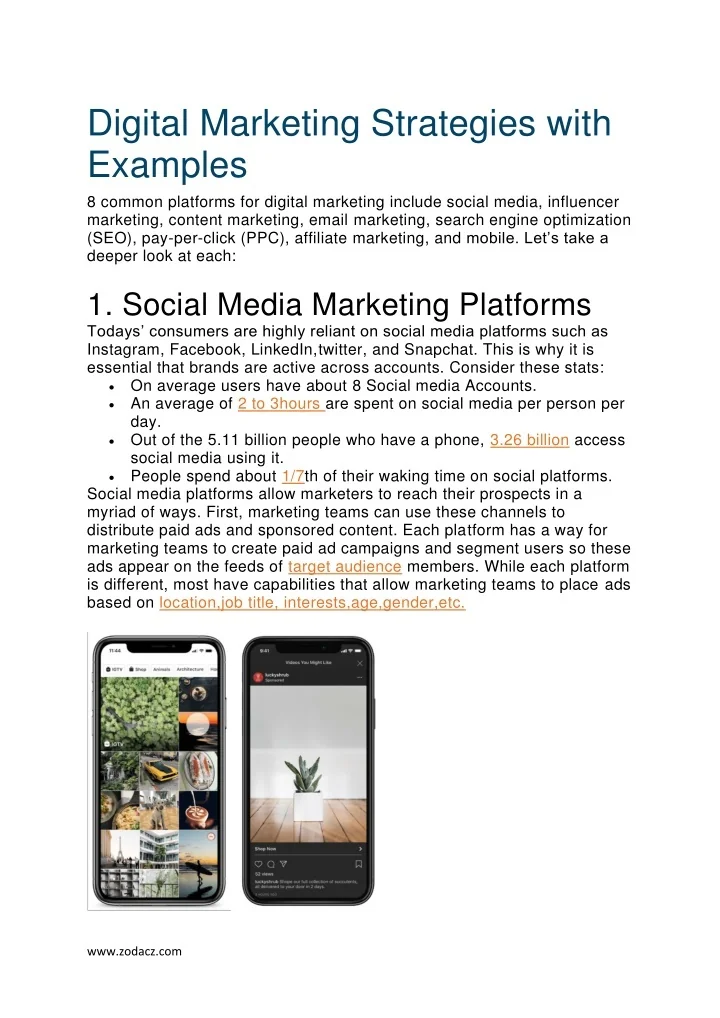 PPT - Digital Marketing Strategies with Examples PowerPoint ...