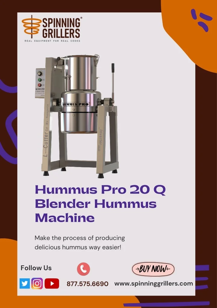 PPT - Hummus Pro 20 Q Blender Hummus Machine PowerPoint Presentation ...