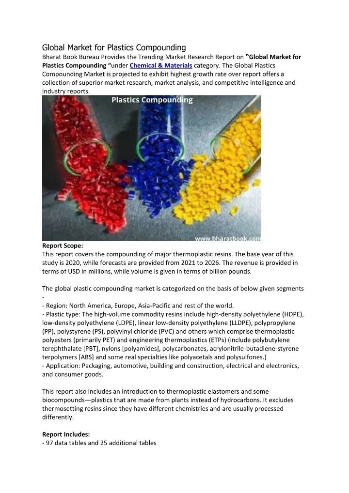 PPT - Plastics Compounding PowerPoint Presentation, free download - ID ...