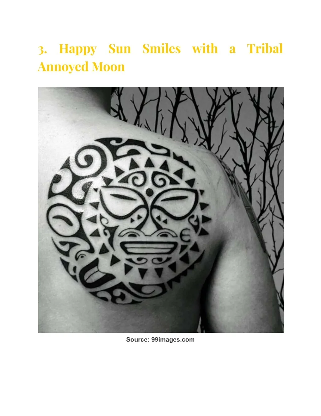 PPT - 15 Best Sun and Moon Tattoo Designs That Look Awesome PowerPoint ...
