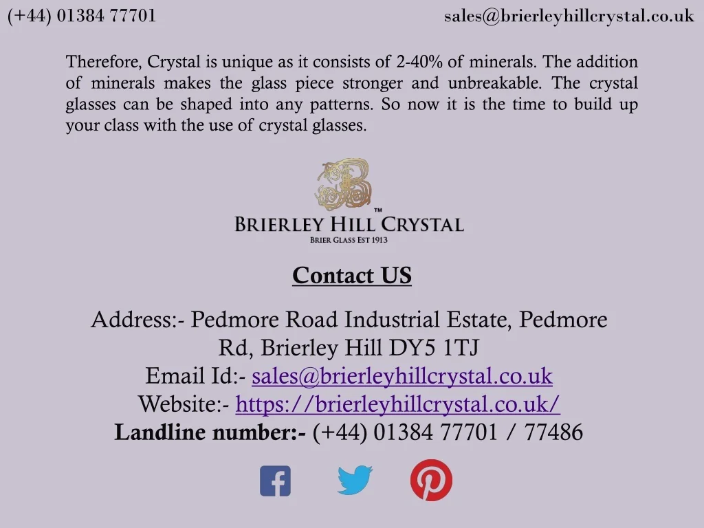 PPT - Choose the Best Crystal Glass Giftware for Your Loved Ones ...