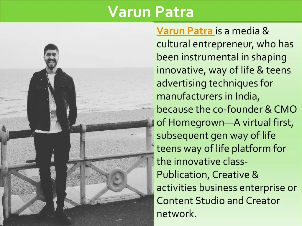 PPT - What makes Varun Patra The Most Renowned Media Entrepreneur ...