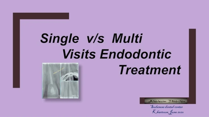 PPT - one visit vs multi visits PowerPoint Presentation, free download ...