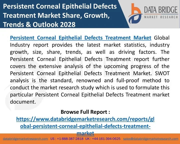 PPT - Persistent Corneal Epithelial Defects Treatment Market Industry ...