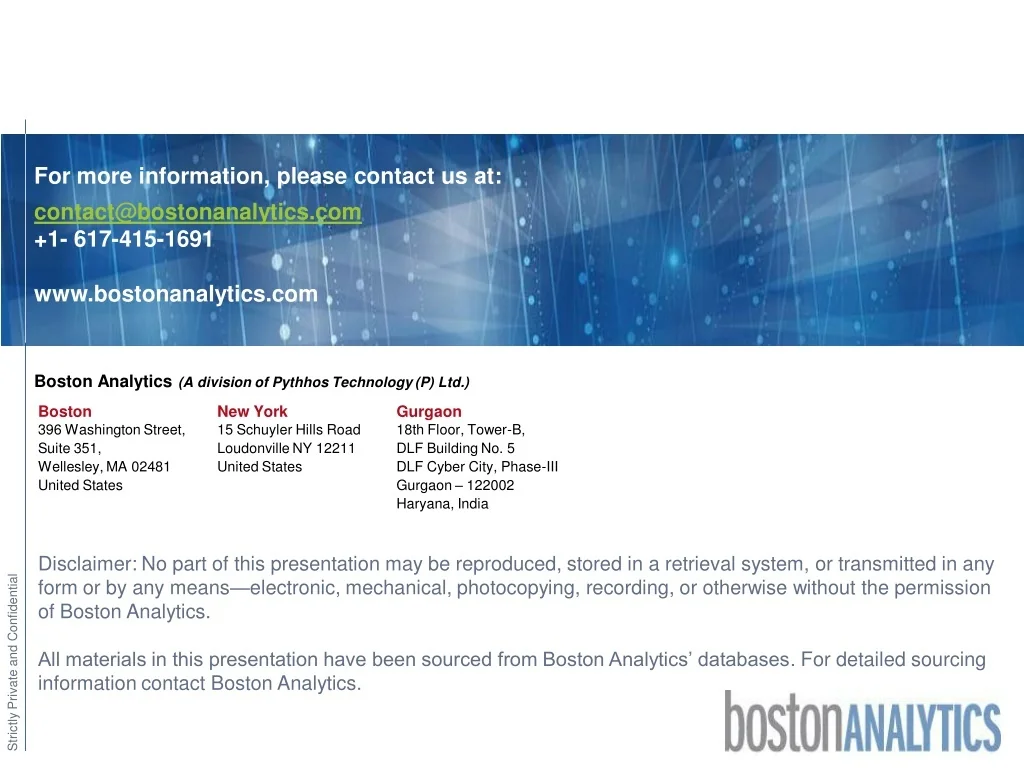 PPT - Video Surveillance market assessment - Boston Analytics ...