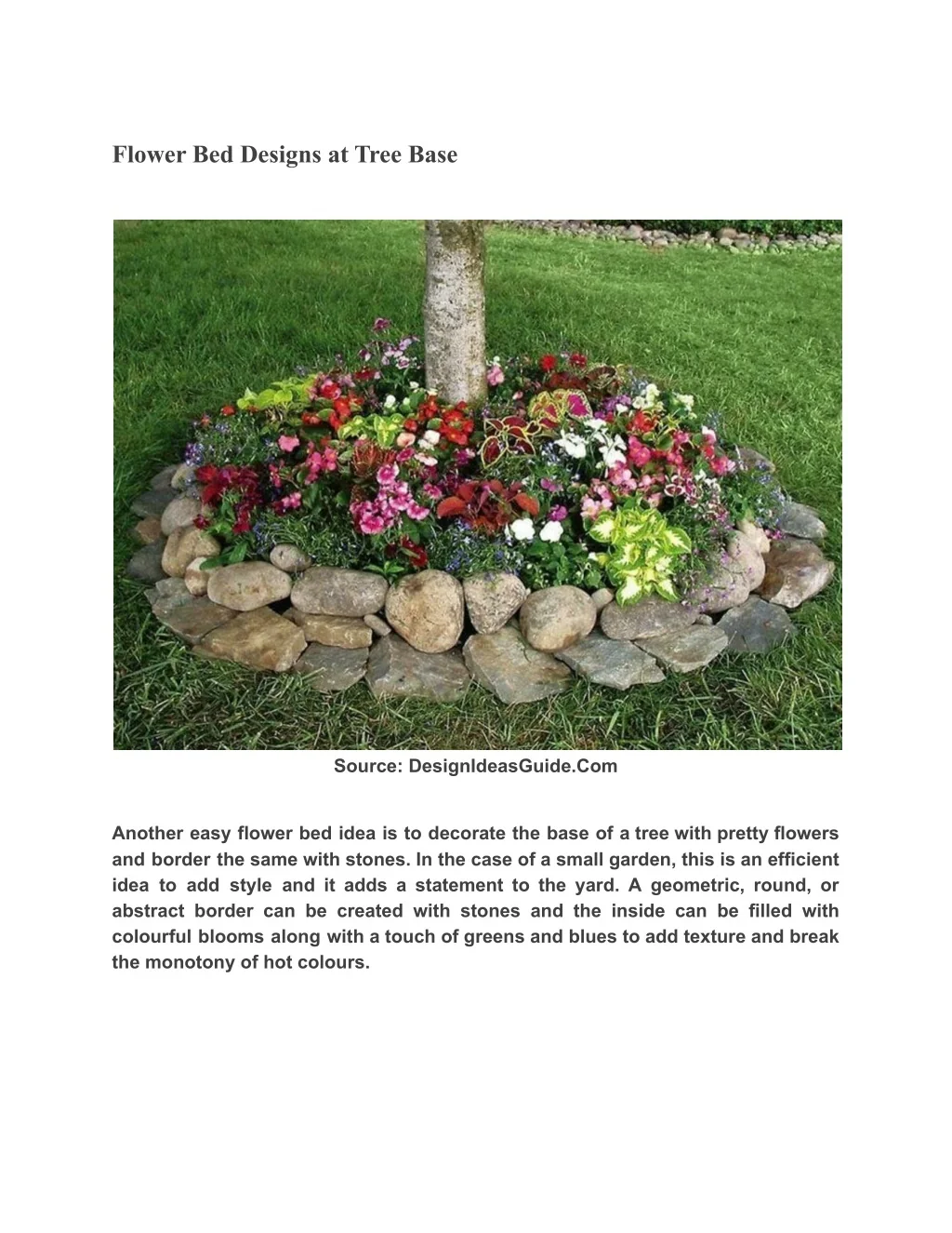 PPT - Gorgeous & Beautiful Flower Bed Ideas for Your Garden PowerPoint ...