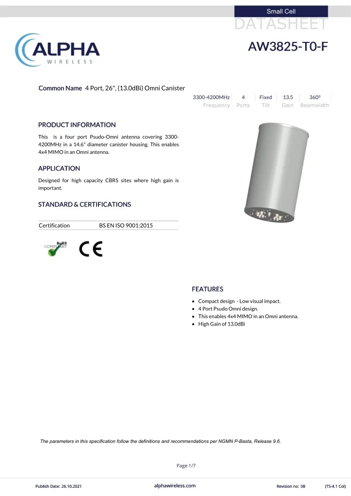 PPT - Omni Canister - Compact Design with Low Visual Impact PowerPoint ...