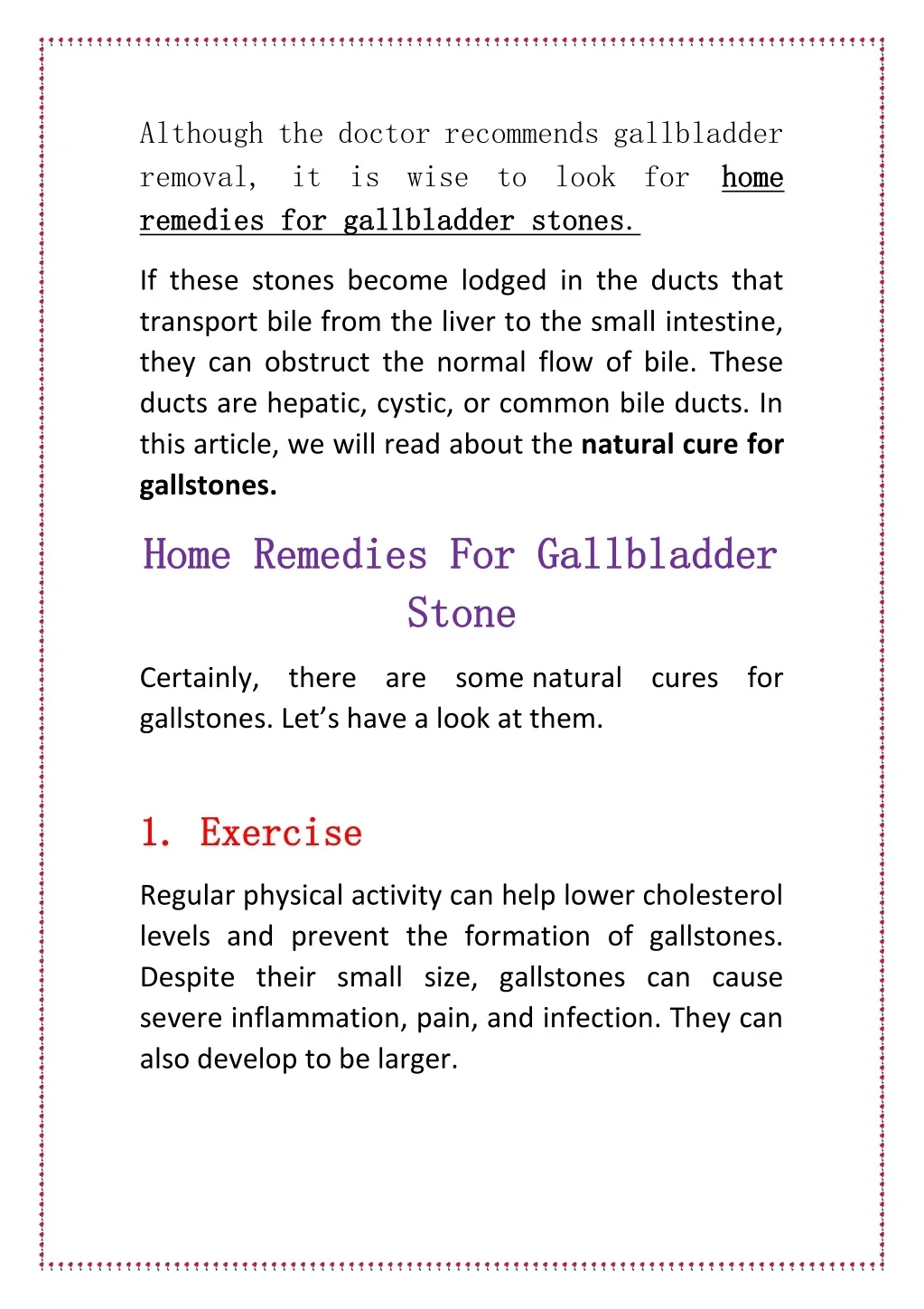 PPT - 6 Effective Home Remedies For Gall Bladder Stone PowerPoint ...