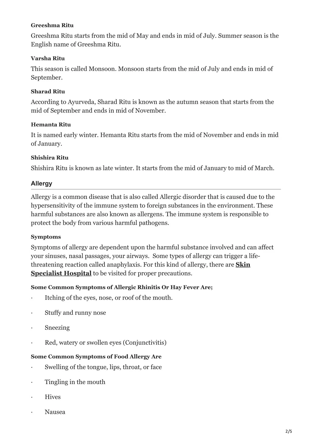 PPT - Seasonal Allergies - Pdf PowerPoint Presentation, free download ...