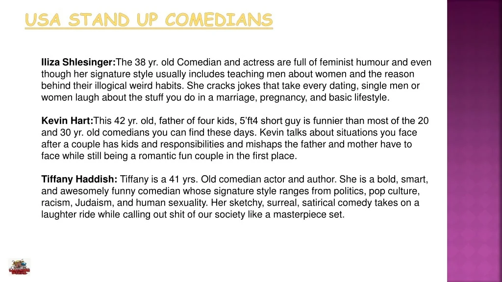 PPT - Explore The Funniest Top American Country Comedians Of 2021 ...