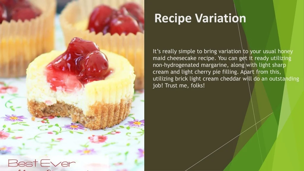 PPT - Honey Maid Cheesecake Recipe for Cake Lovers PowerPoint ...