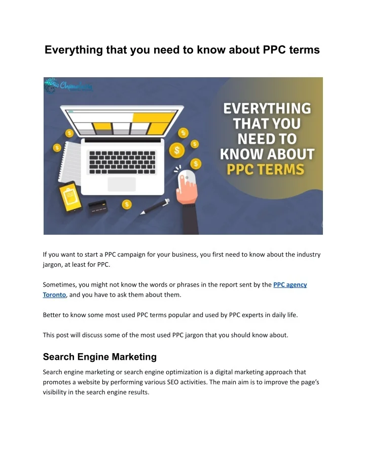 PPT - Everything that you need to know about PPC terms PowerPoint ...